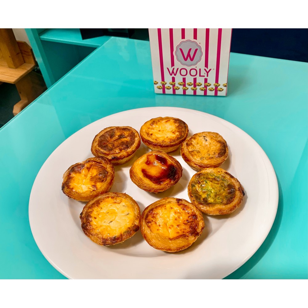 Pastel de Nata Salty - Mini Quiches - Perfect for Appetizers & Snacks
